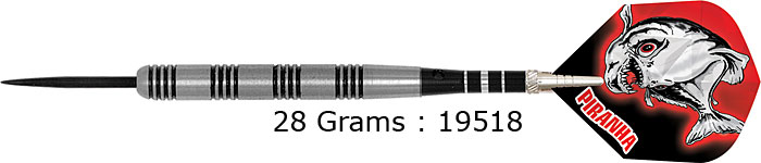 Piranha Razor Grip Tungsten Steel-Tip Darts